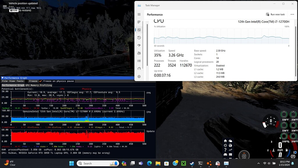 Sudden Performance Drop Support Beammp